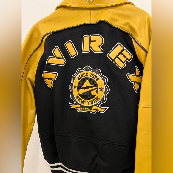 Avirex | Jackets & Coats | Avirex Classic Wool Leather Varsity Jacket ...